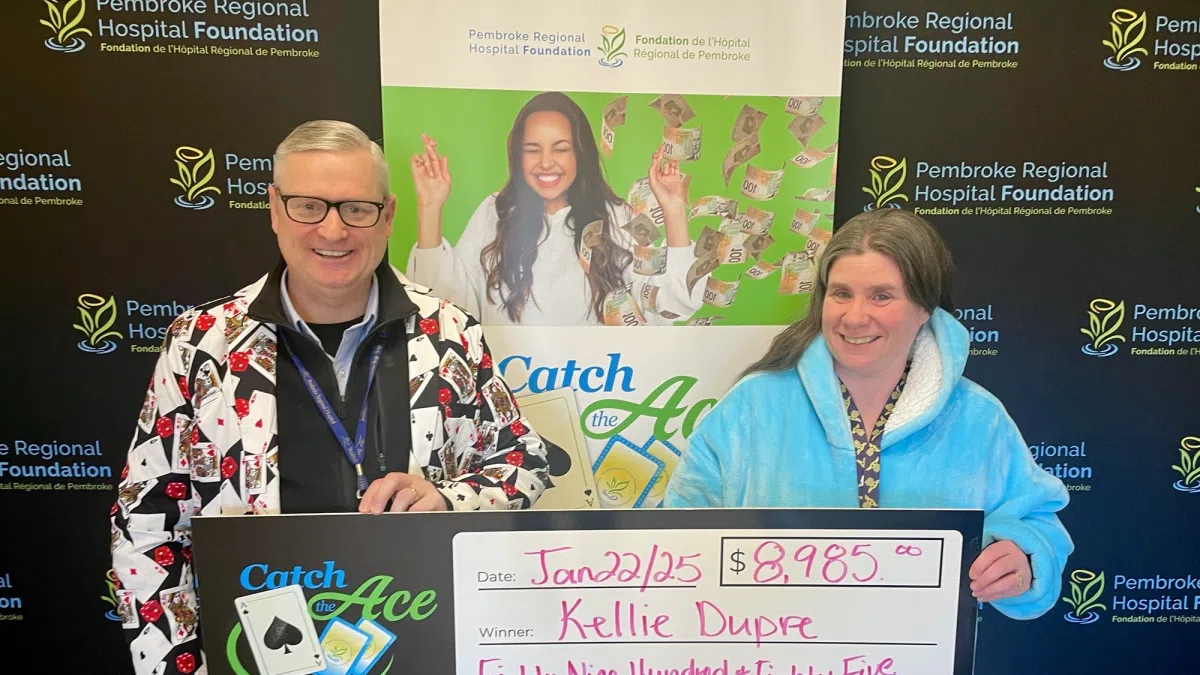 Catch the Ace winner takes home $8,985! | 104.9 Pembroke Today