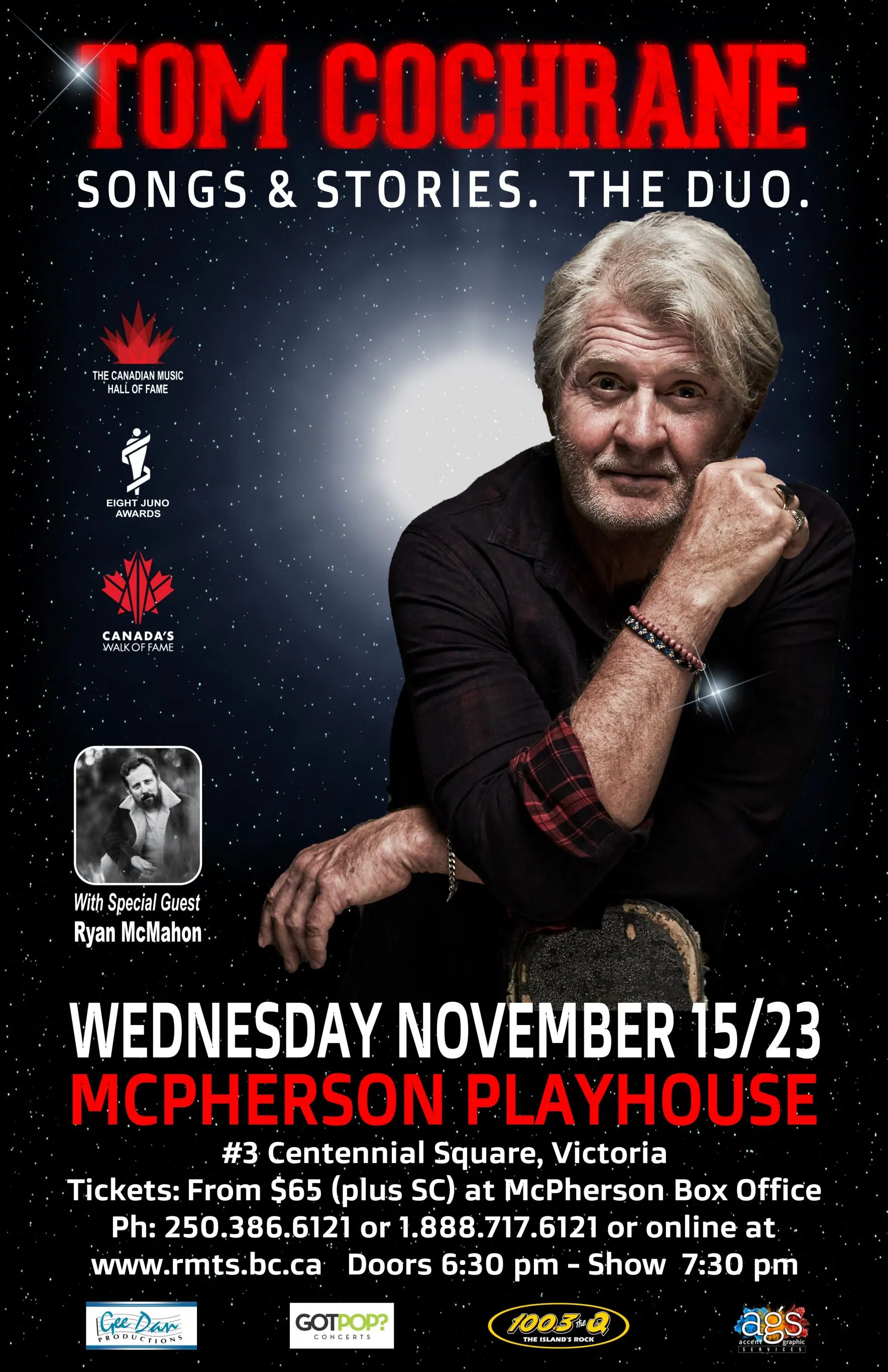 Tom Cochrane | 100.3 The Q!