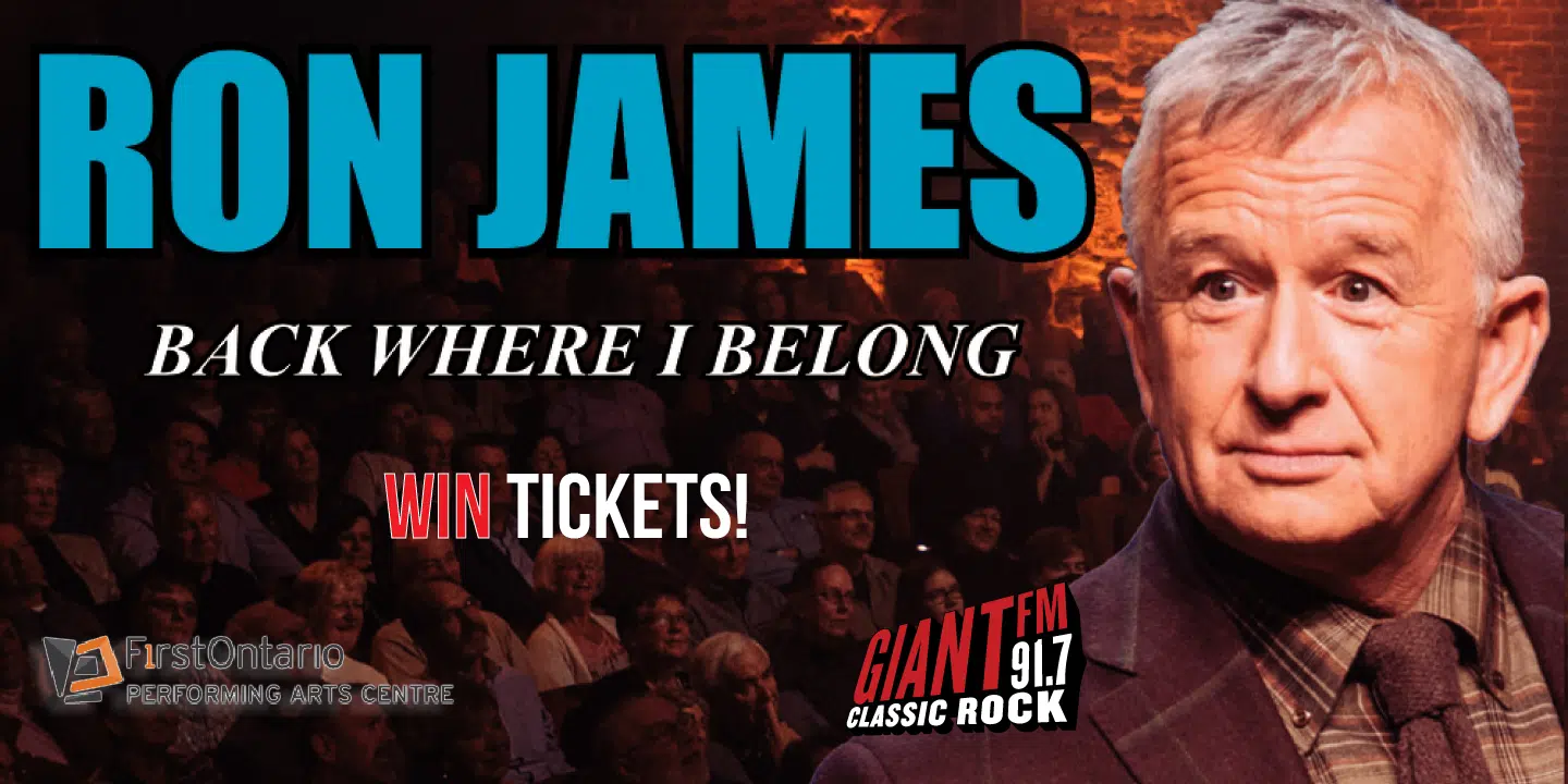 Ron James at the First Ontario PAC- Win Tickets! | GiantFM