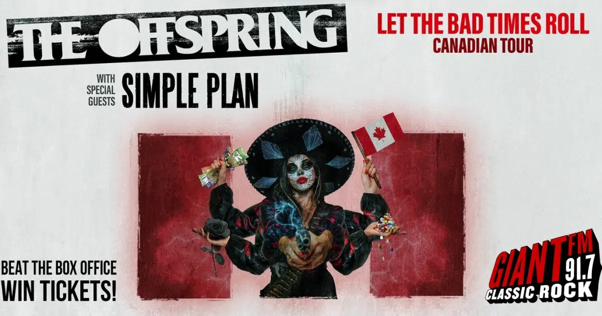 The Offspring Let The Bad Times Roll Canadian Tour 2022! Win Tickets ...