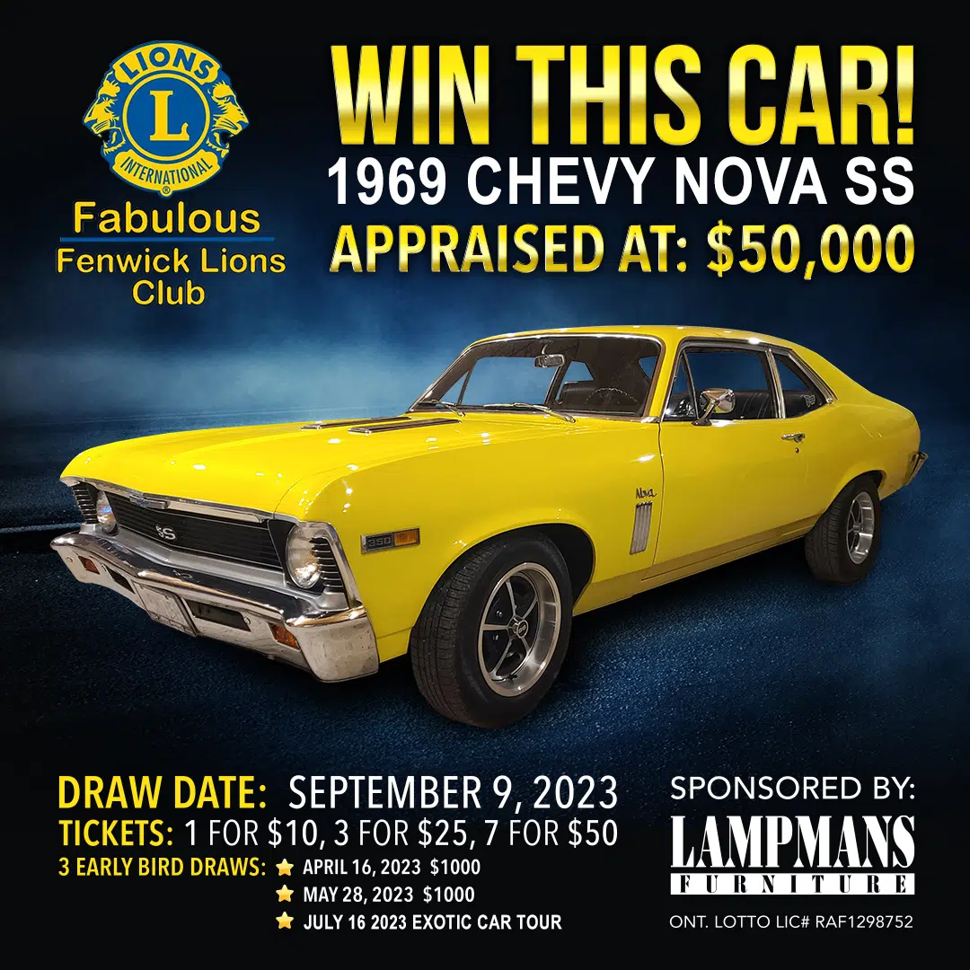 Fabulous Fenwick Loin Club Classic Car Raffle | GiantFM