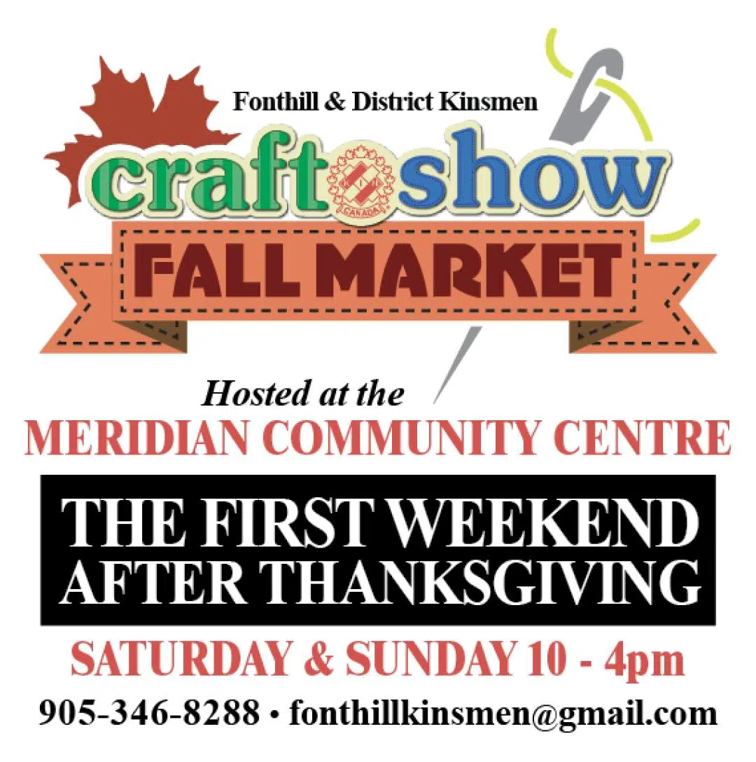 Fonthill & District Kinsmen Fall Craft Show | GiantFM