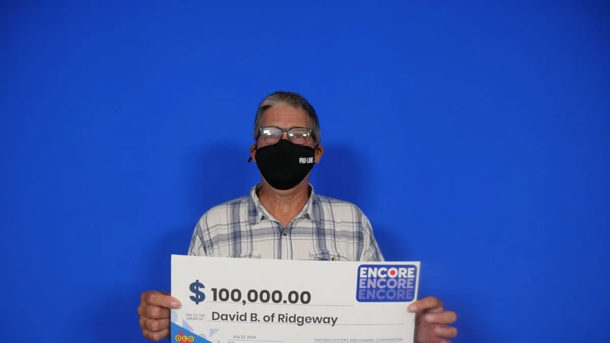 Ridgeway man wins $100,000 | GiantFM
