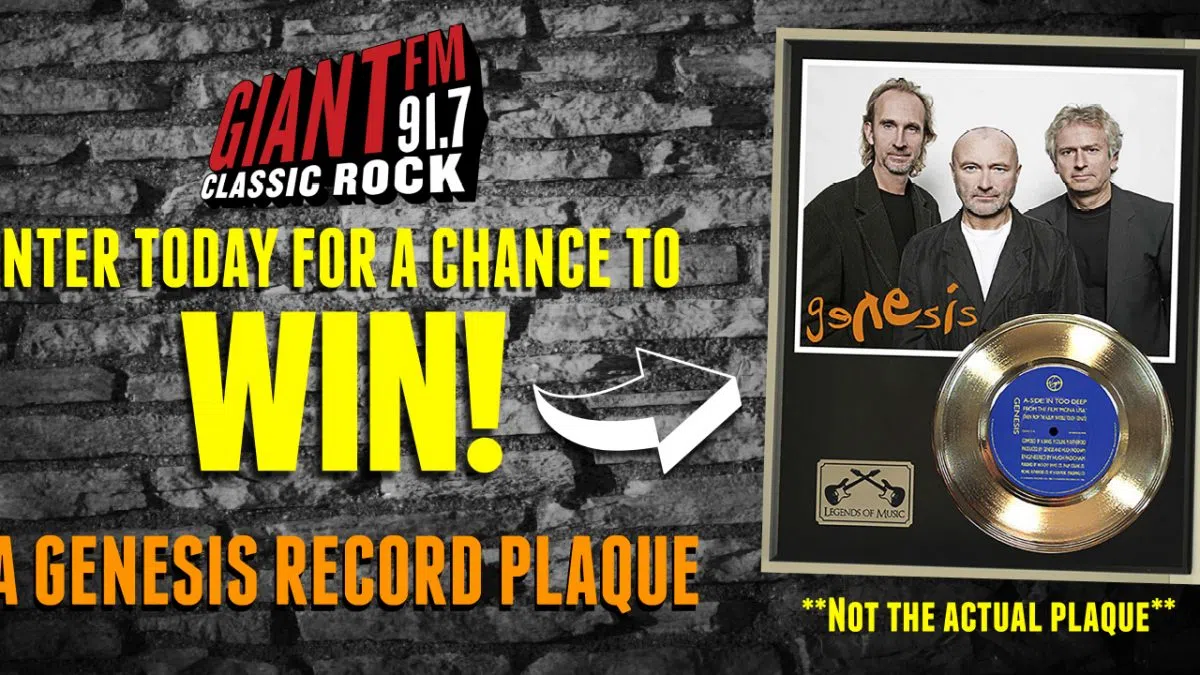 Genesis Record Plaque | GiantFM