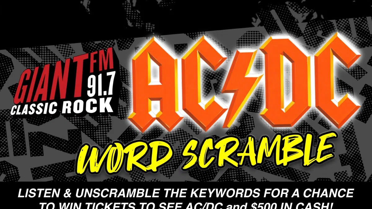 GIANT AC/DC Word Scramble | GiantFM