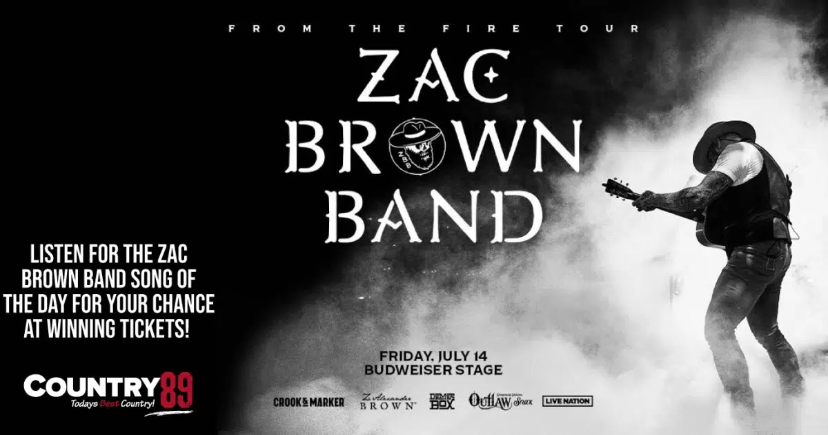 Zac Brown Band LIVE! Win Tickets 2022! | COUNTRY 89