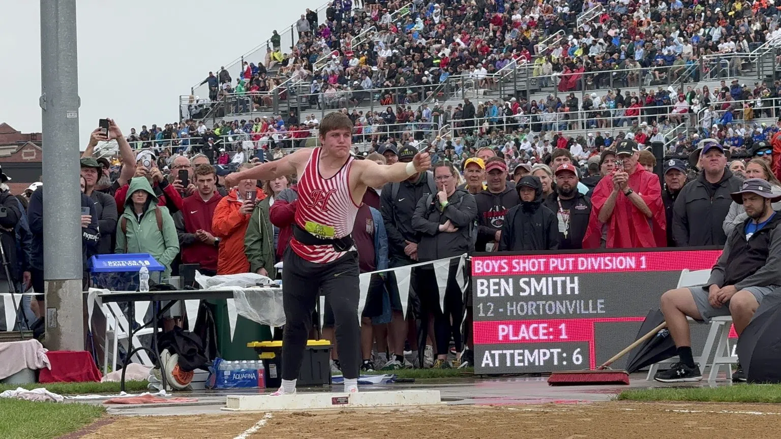 WATCH: Hortonville’s Smith Repeats And Sets State Shot Put Record ...