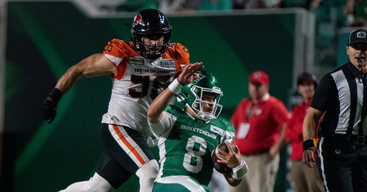 Riders turn to Mason Fine as Lions roar to victory | 980 CJME