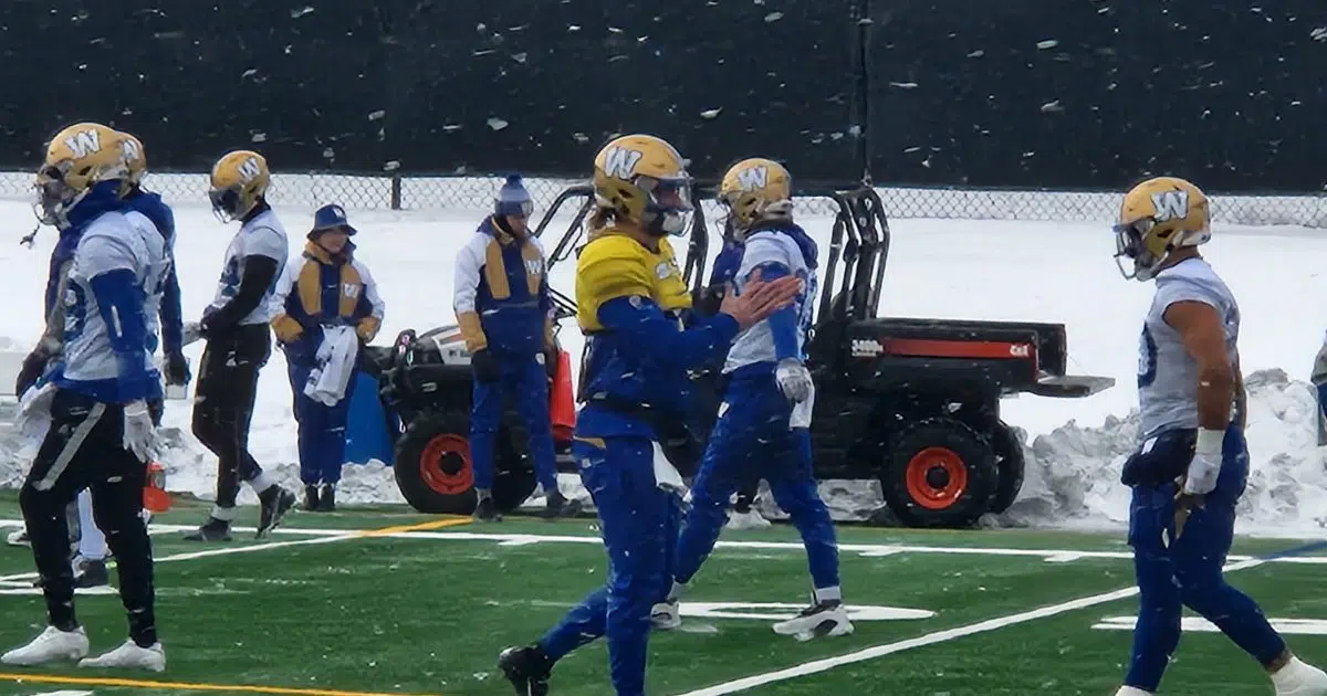 Bombers’ Collaros misses first day of practice before Grey Cup | 980 CJME