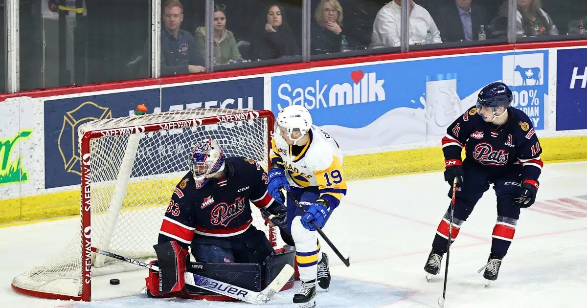 Blades battle back to earn Game 3 road win against Pats | 980 CJME