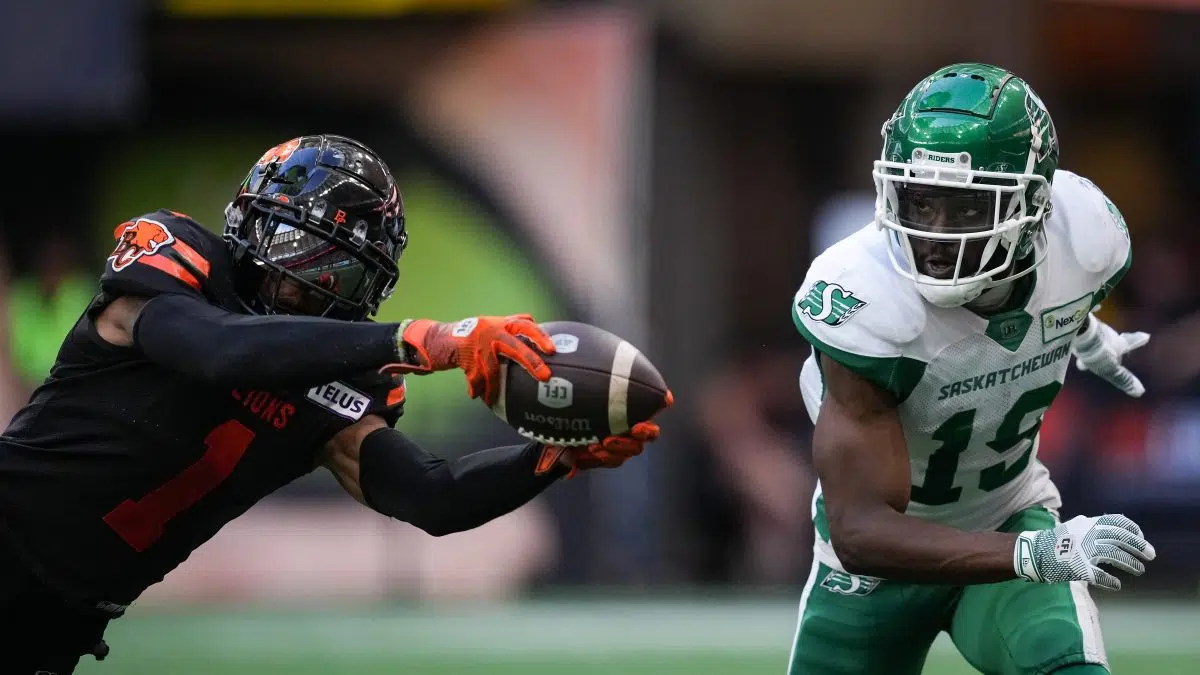 Riders lose 19-9 to Lions in Fine’s first start of 2023 | 980 CJME