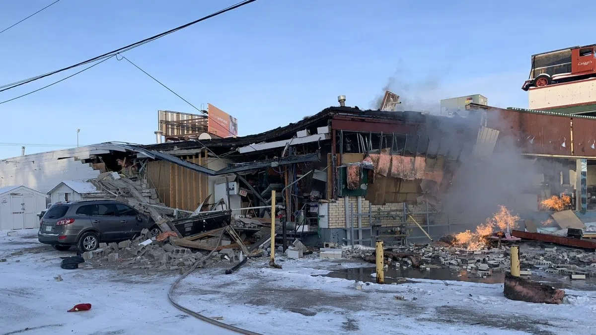Luiggi’s Pasta House badly damaged in explosion, fire | 650 CKOM