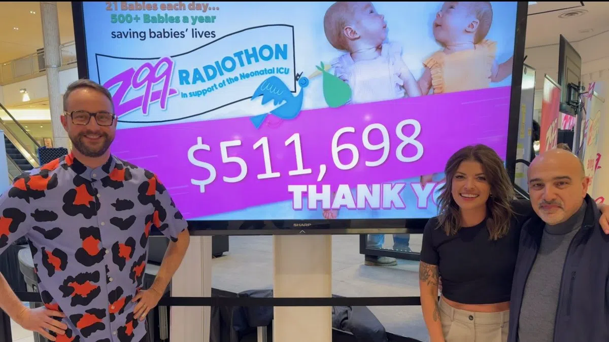 37th annual Z99 Radiothon raises $511,698 for Regina’s NICU | 980 CJME