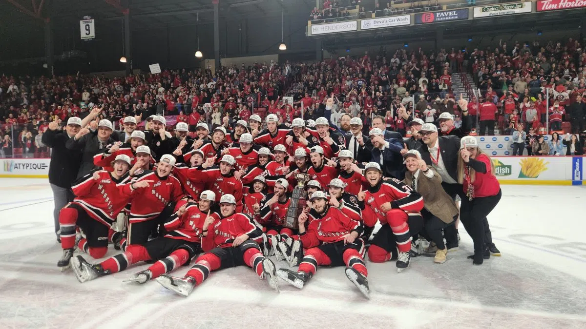 Warriors win first WHL title, complete sweep against Portland | 980 CJME