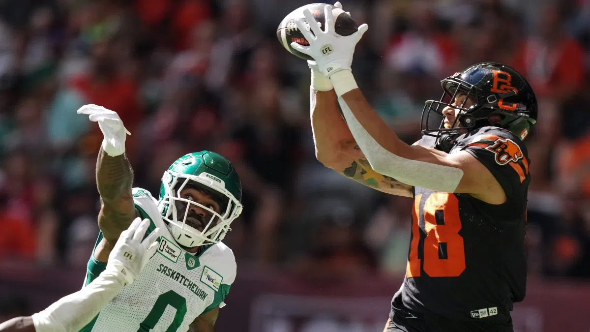 Roughriders lose in B.C. as McInnis goes off for Lions | 980 CJME