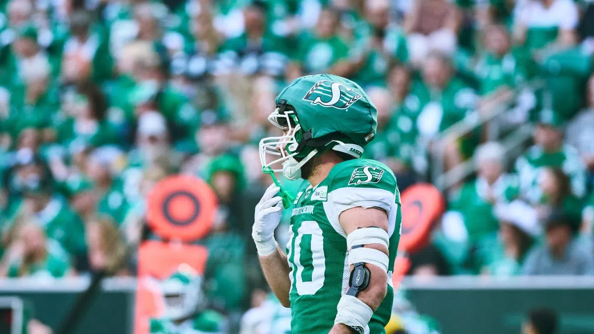 Riders’ Bertrand-Hudon, 1st pro player to wear Guardian Cap in a game | 980 CJME