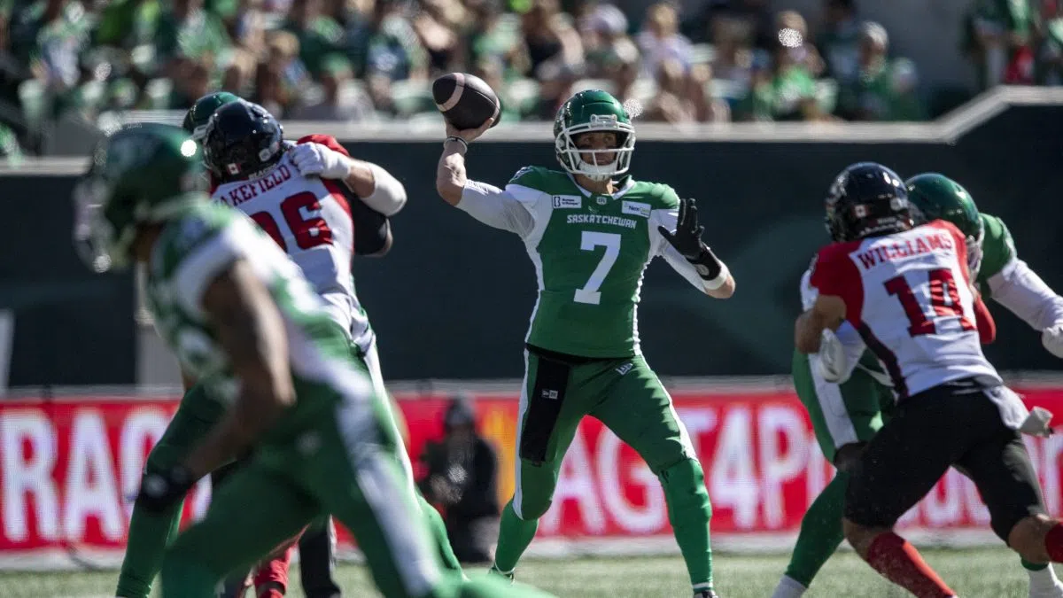 Riders look to clinch playoff spot in game against Edmonton | 980 CJME