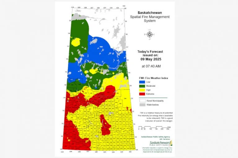 Dry conditions prompt high fire risk, fire bans across Saskatchewan ...