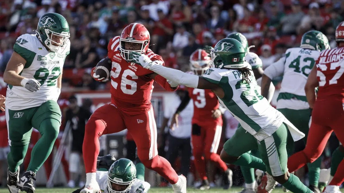 Riders outgunned by Stamps, lose 32-15 in West showdown | 980 CJME
