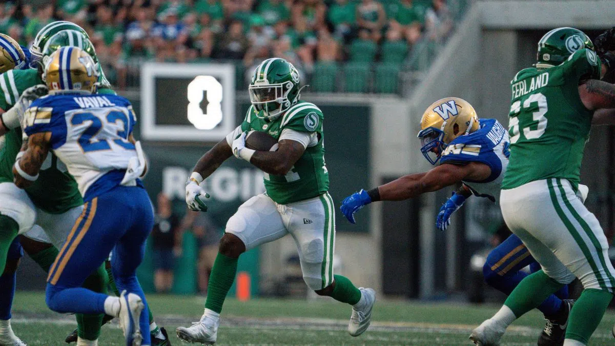 Mario Anderson Jr. takes advantage of second stint with Riders | 980 CJME