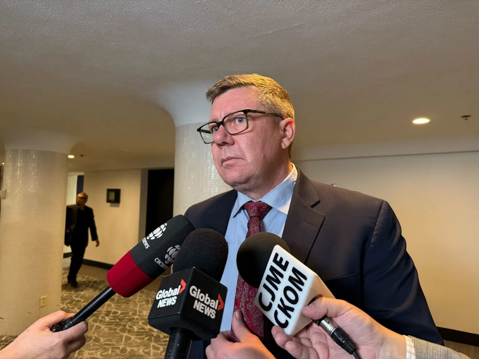 ‘Take a breath’: Sask. premier, trade leaders react to Trump tariff ...