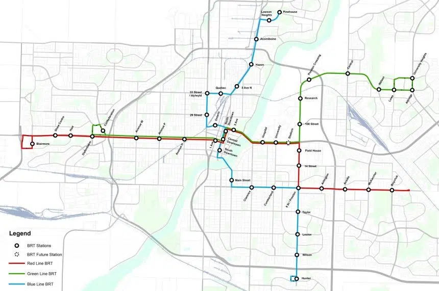 City releases detailed plans for Saskatoon bus rapid transit | 650 CKOM
