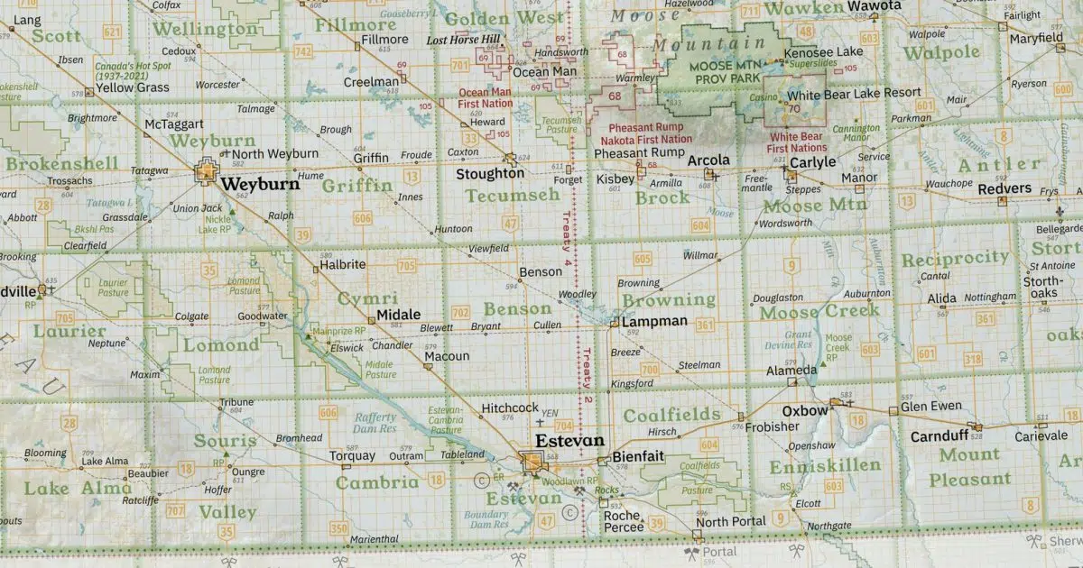 Cartographer designing custom map of Saskatchewan | 650 CKOM
