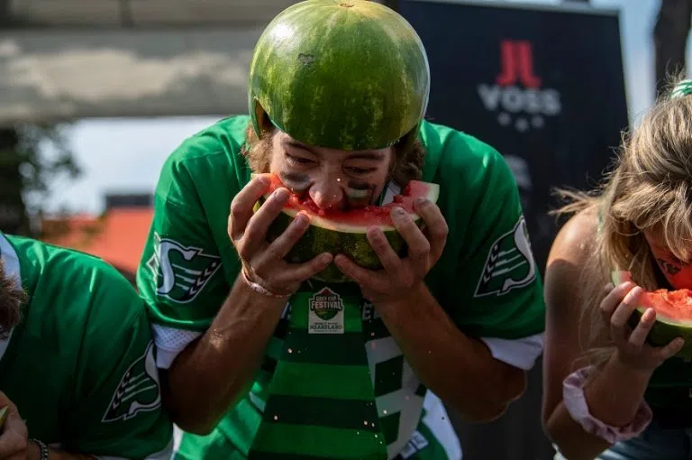 Why Sask. Roughrider fans wear melons on their heads | 980 CJME
