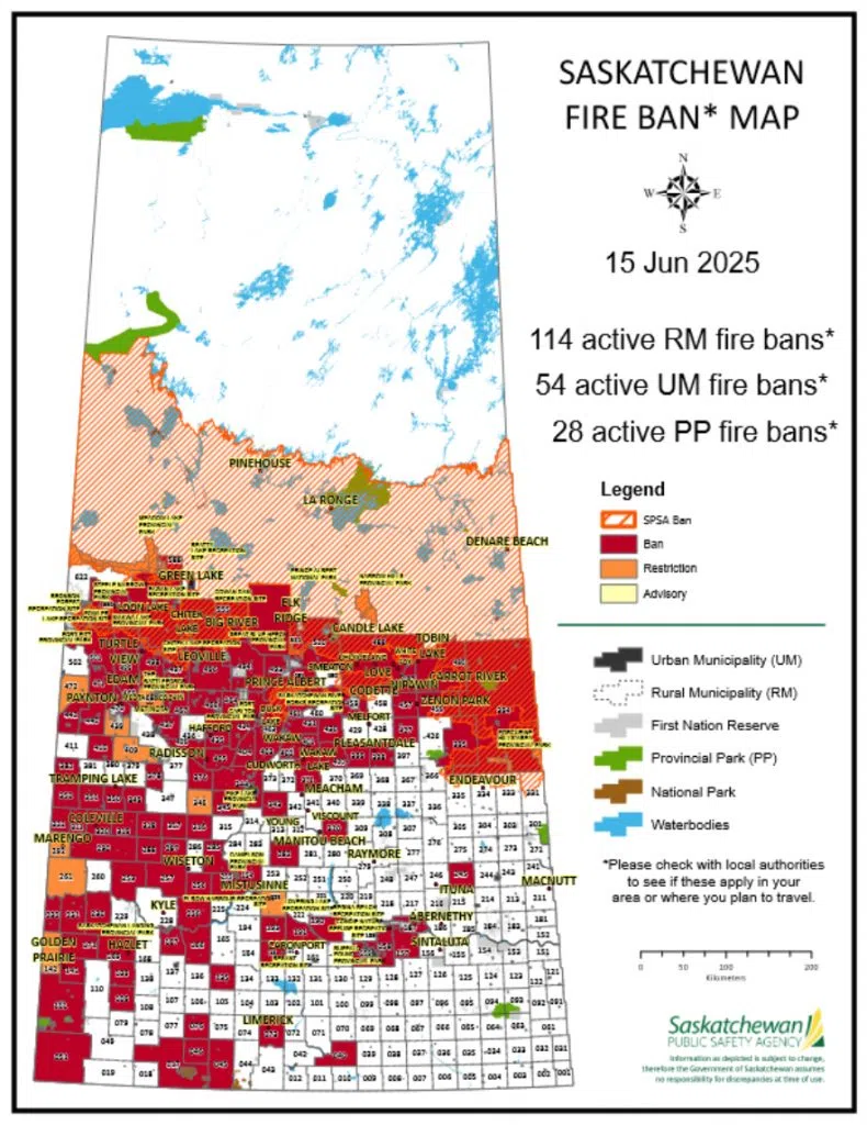 Sask. wildfires update: No change in active fire numbers from Saturday ...