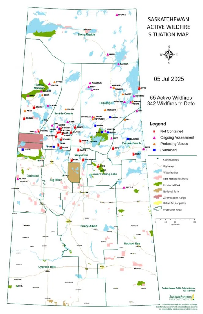 Saskatchewan’s massive Shoe Fire still only 68 per cent contained: SPSA ...