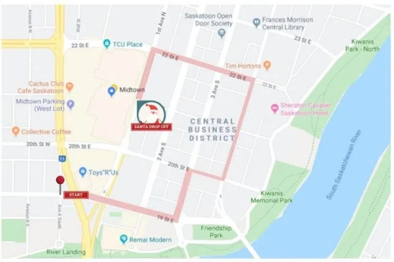 Saskatoon Santa Claus Parade may cause delays Sunday, with temporary ...