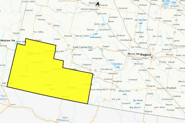 Freezing rain expected to hit southwest Sask. overnight: Environment ...