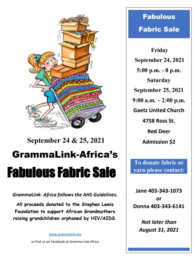 GrammaLink - Africa Fabulous Fabric Sale | BIG105.fm