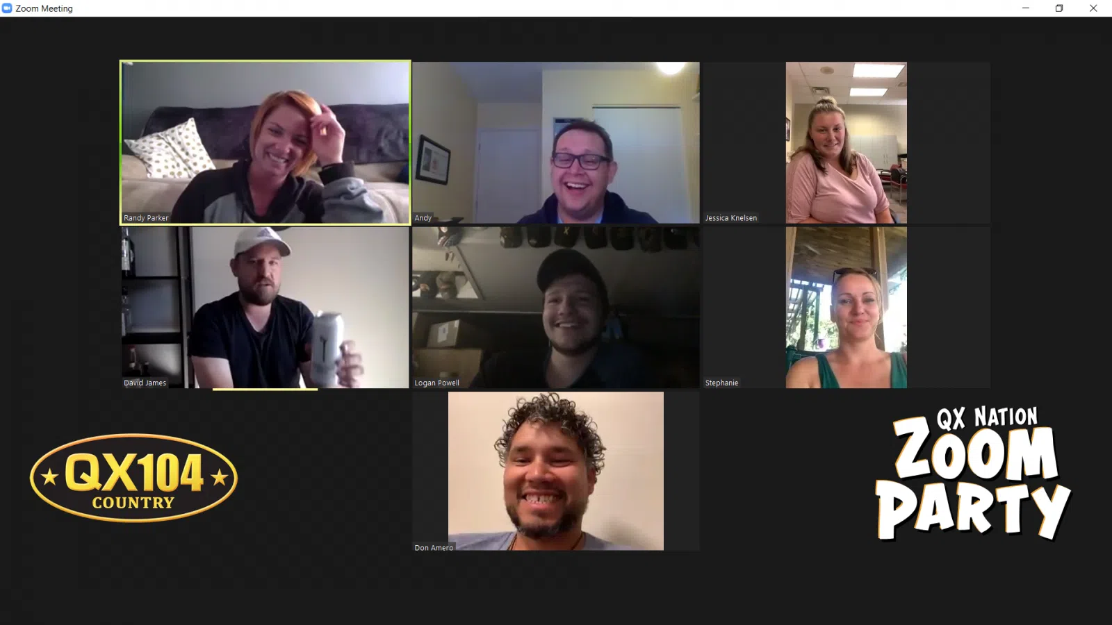 QX Nation Zoom Party | QX104 - Country