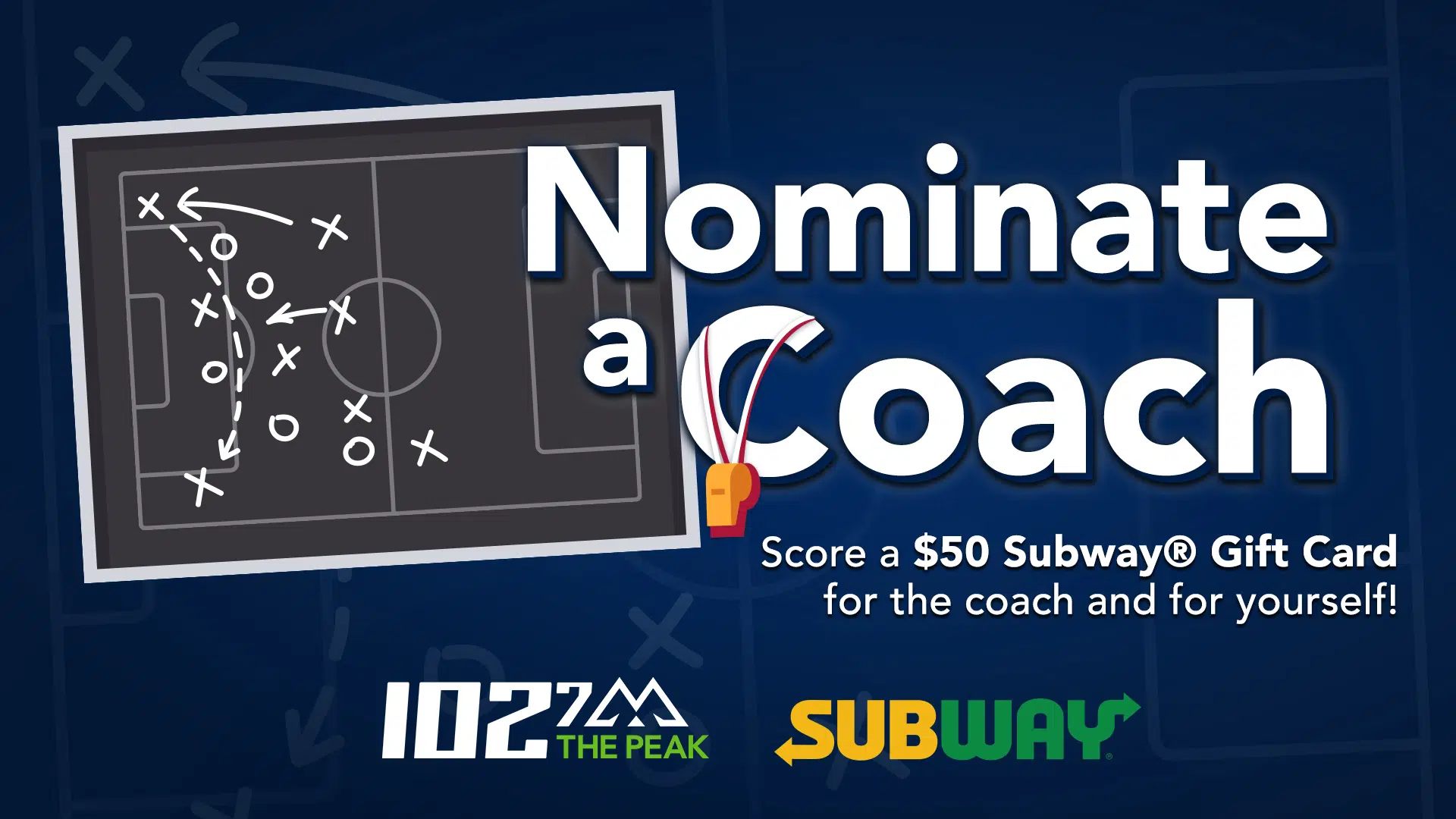 Nominate a Coach | 102.7 THE PEAK | Alternative Vancouver