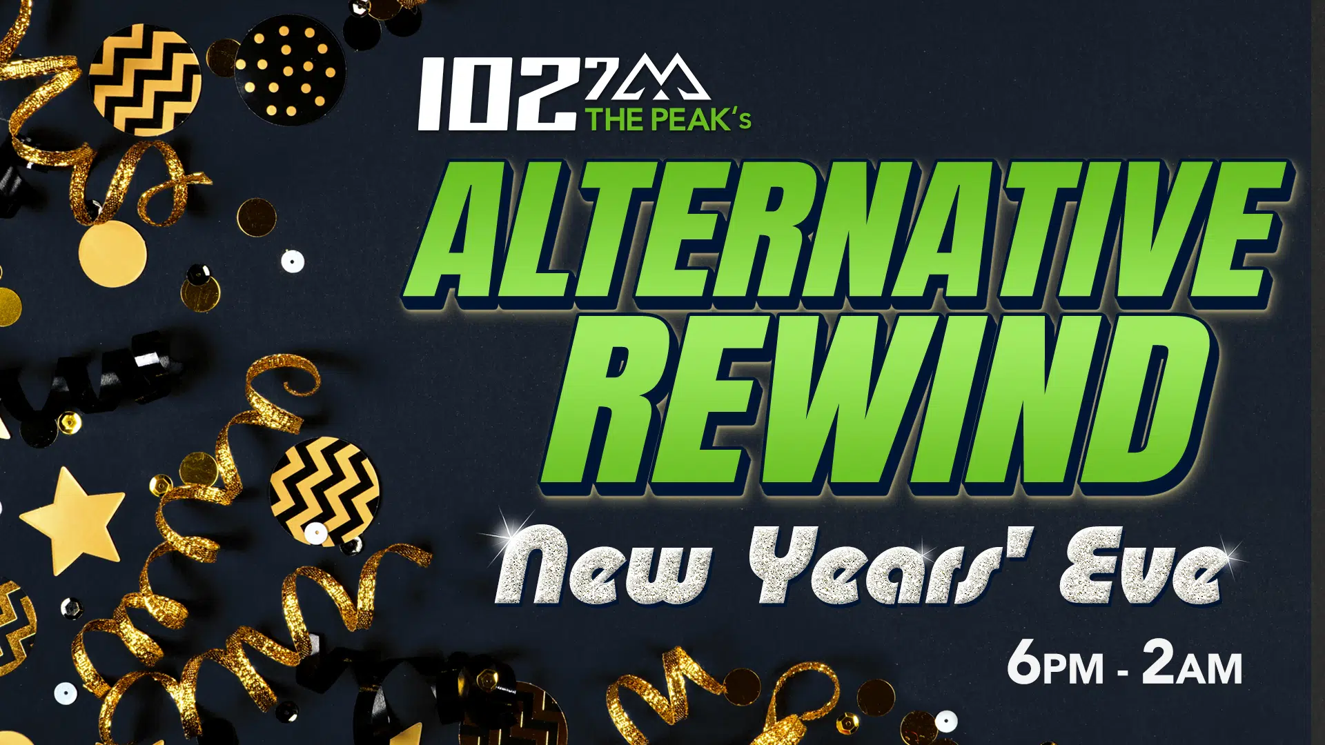 Alternative Rewind New Year’s Eve | 102.7 THE PEAK | Alternative Vancouver