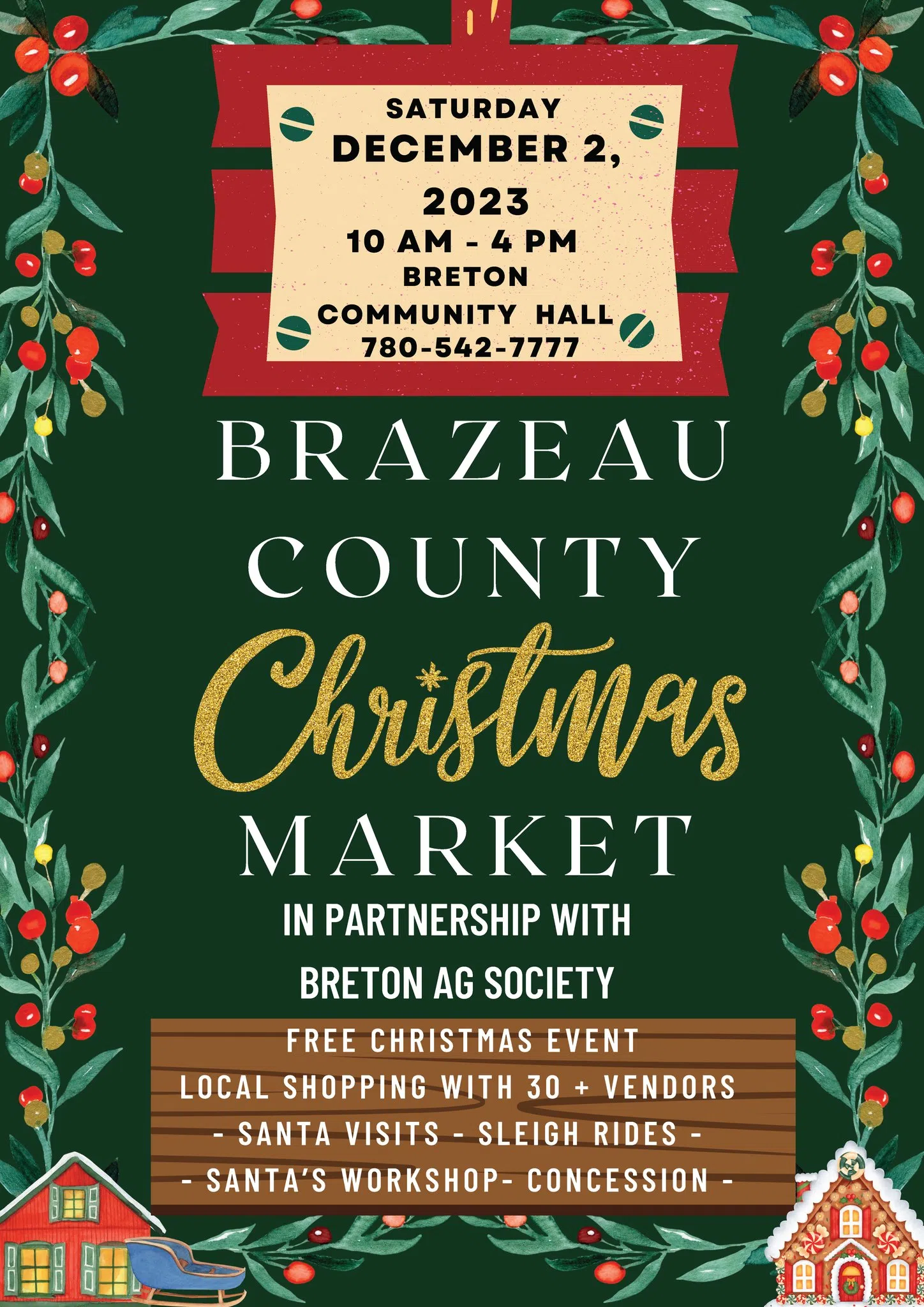Brazeau County Christmas Market this weekend | Big West Country 92.9 FM