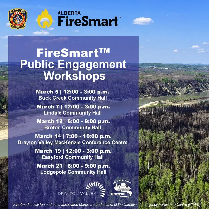 Drayton Valley Brazeau County Fire Services hosting FireSmart™ Public Engagement Workshops ...