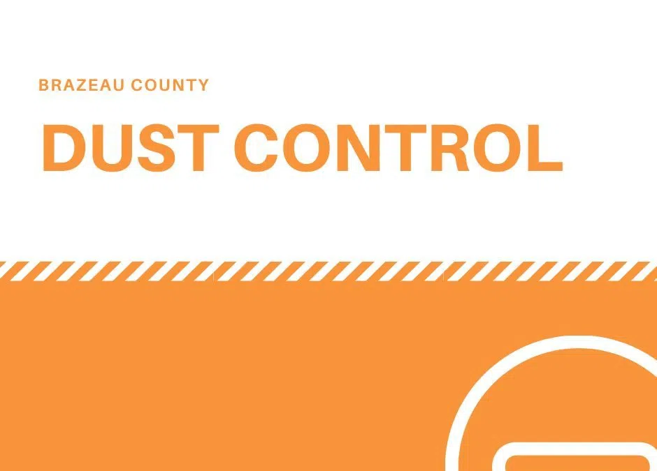 Brazeau County 2025 Dust Control Program now accepting applications ...