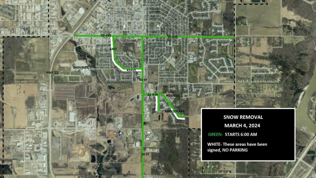 Town of Drayton Valley snow removal update – March 5 | Big West Country ...
