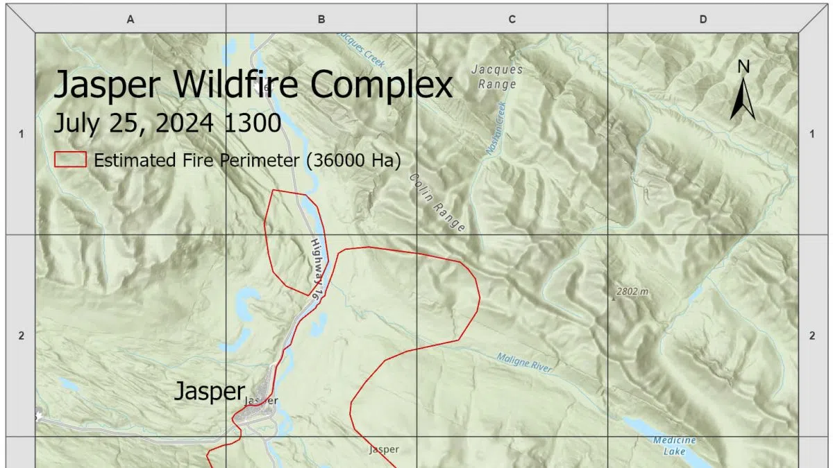 Jasper Complex Wildfire update – July 26 | Big West Country 92.9 FM