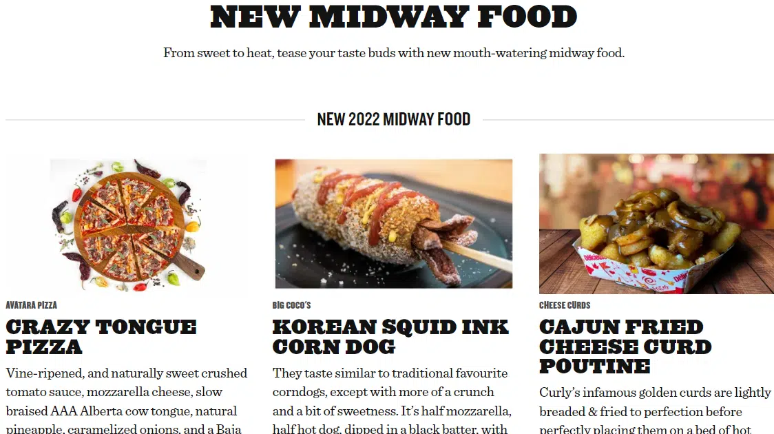 NEW Midway Food For Calgary Stampede | b93.fm