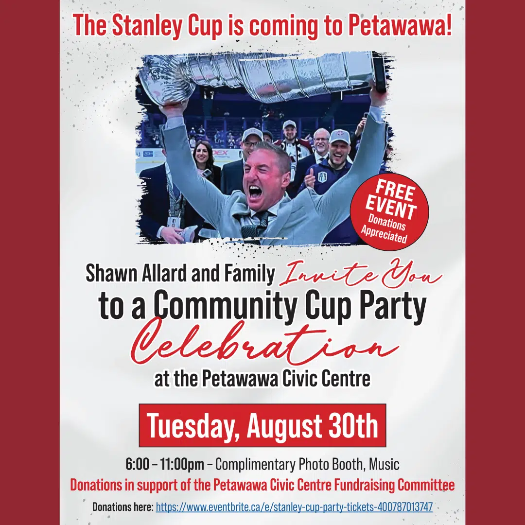 Stanley Cup coming to Petawawa on August 30th | 96.1 Renfrew Today