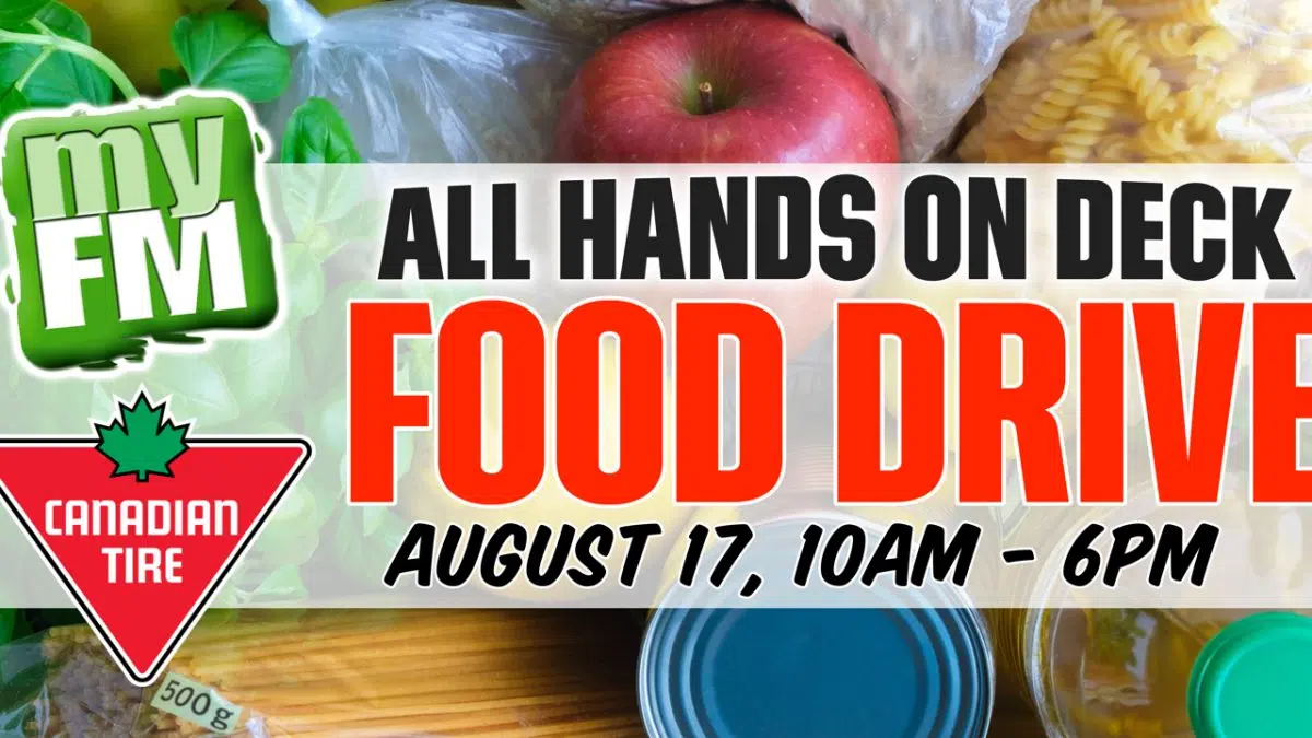 96.1 myFM All Hands on Deck Food Drive set to help families in need ...