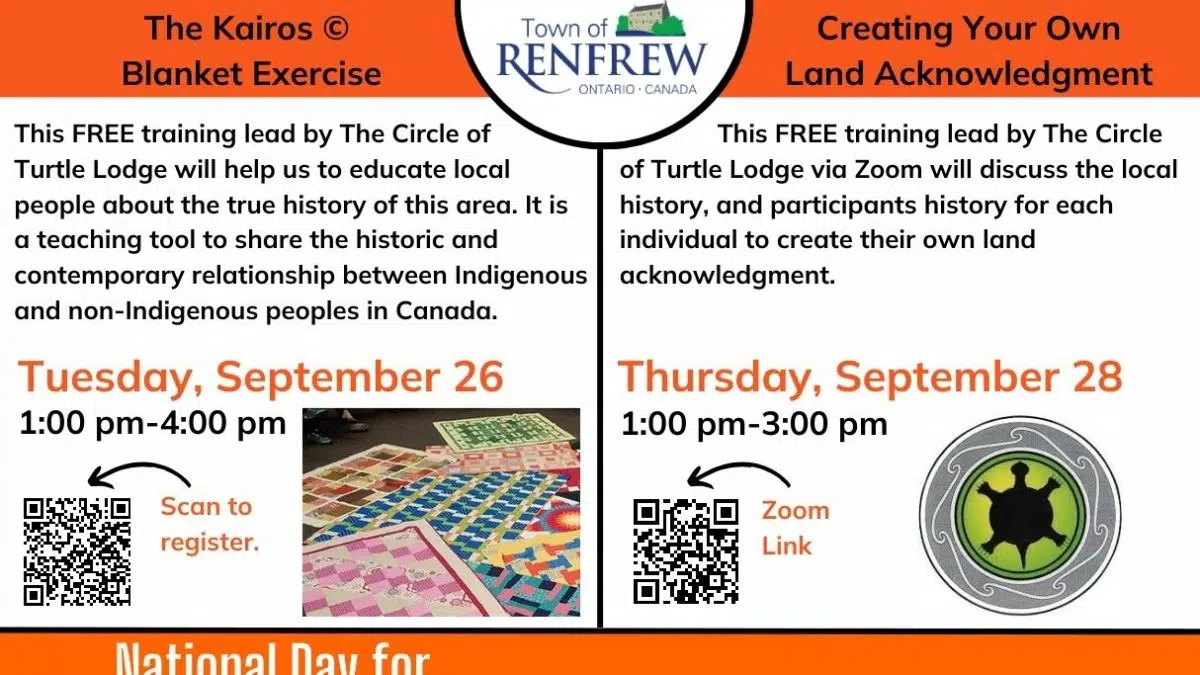 COMMUNITY SPOTLIGHT: Truth and Reconciliation programs part of building strong bond for Renfrew ...