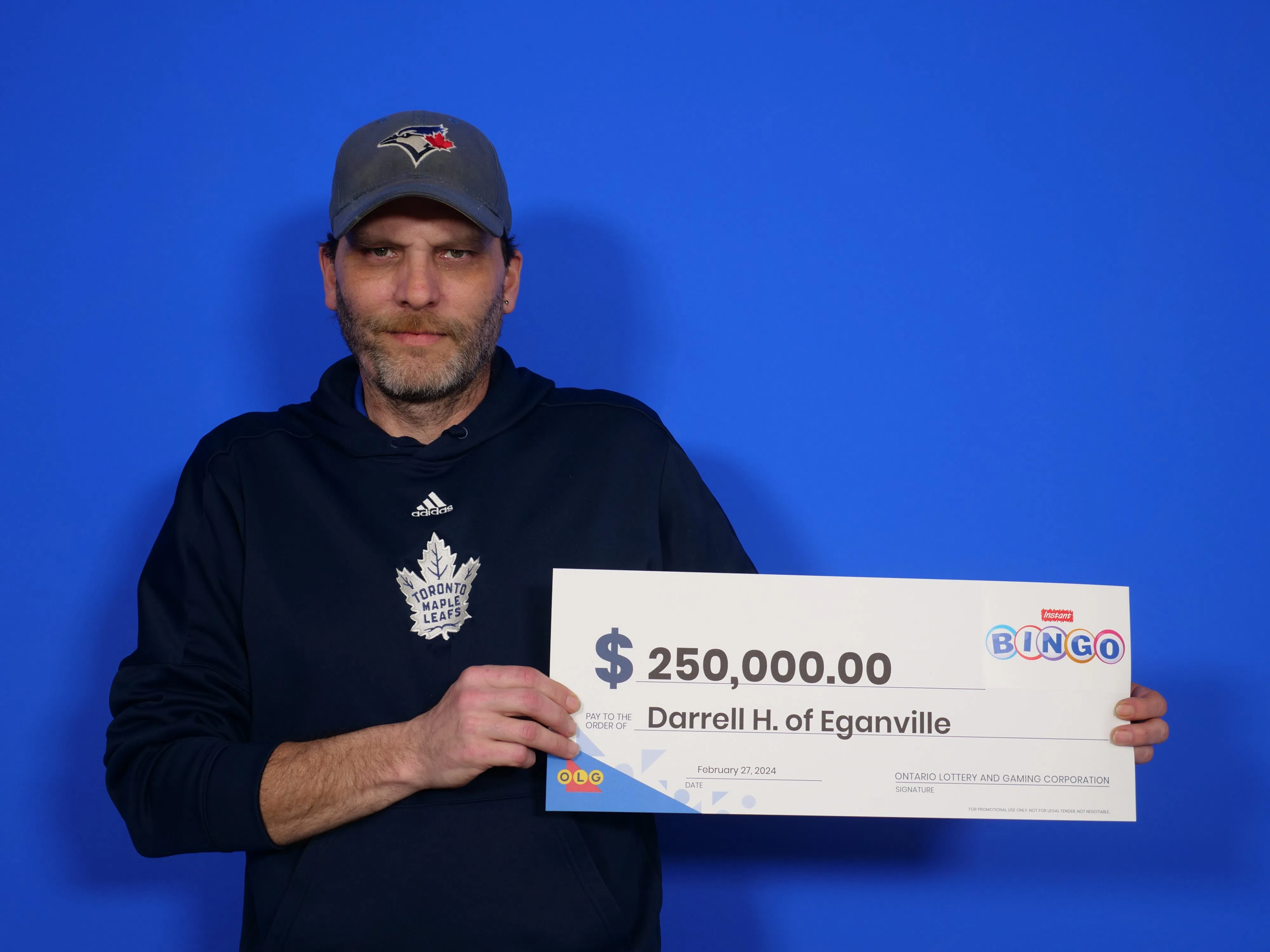 Eganville resident celebrating after scratching his way to a massive ...