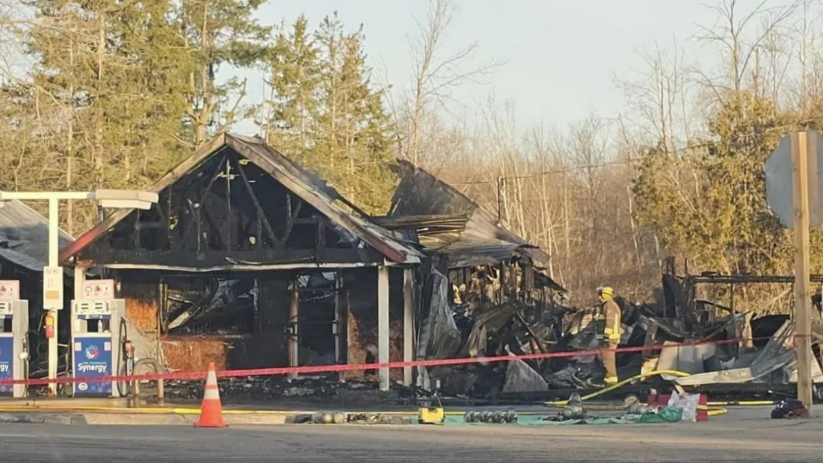 ‘Total loss’: JR’s Country Store on Chenaux Road destroyed by fire | 96 ...