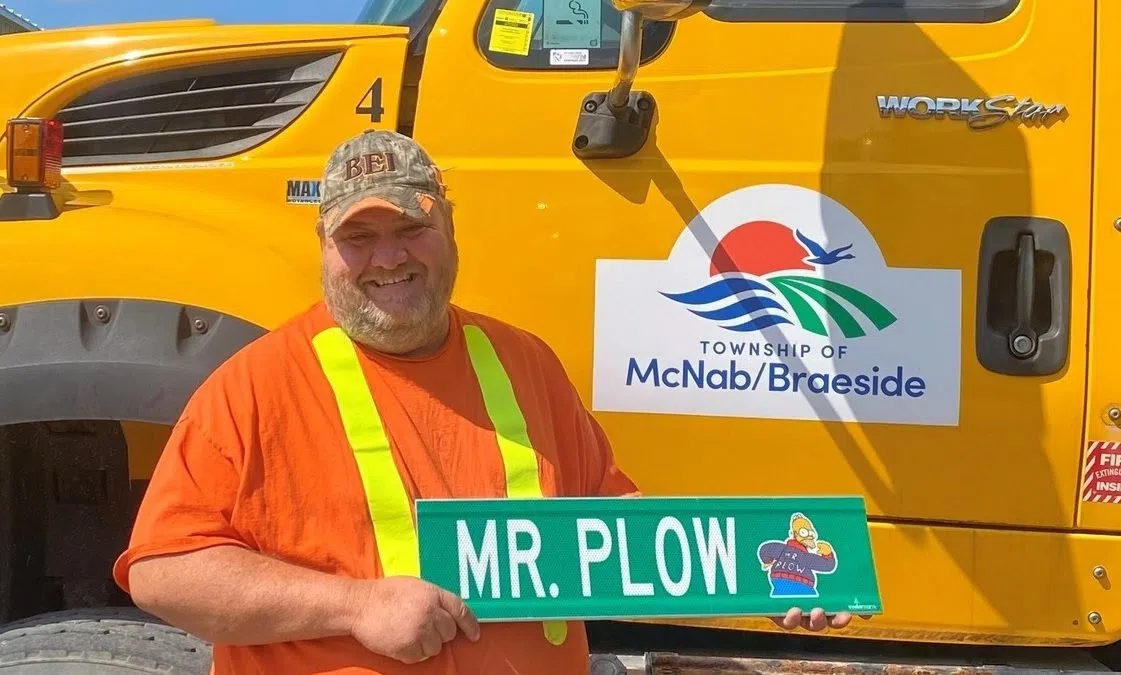 McNab-Braeside Township celebrates ‘Mr. Plow’ Trevor Hamilton | 96.1 ...
