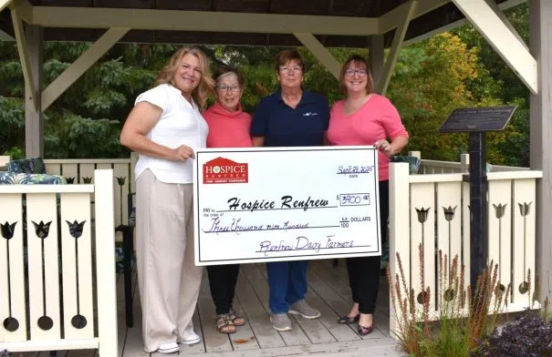 From a bench to a big boost: Ottawa Valley groups support Hospice ...