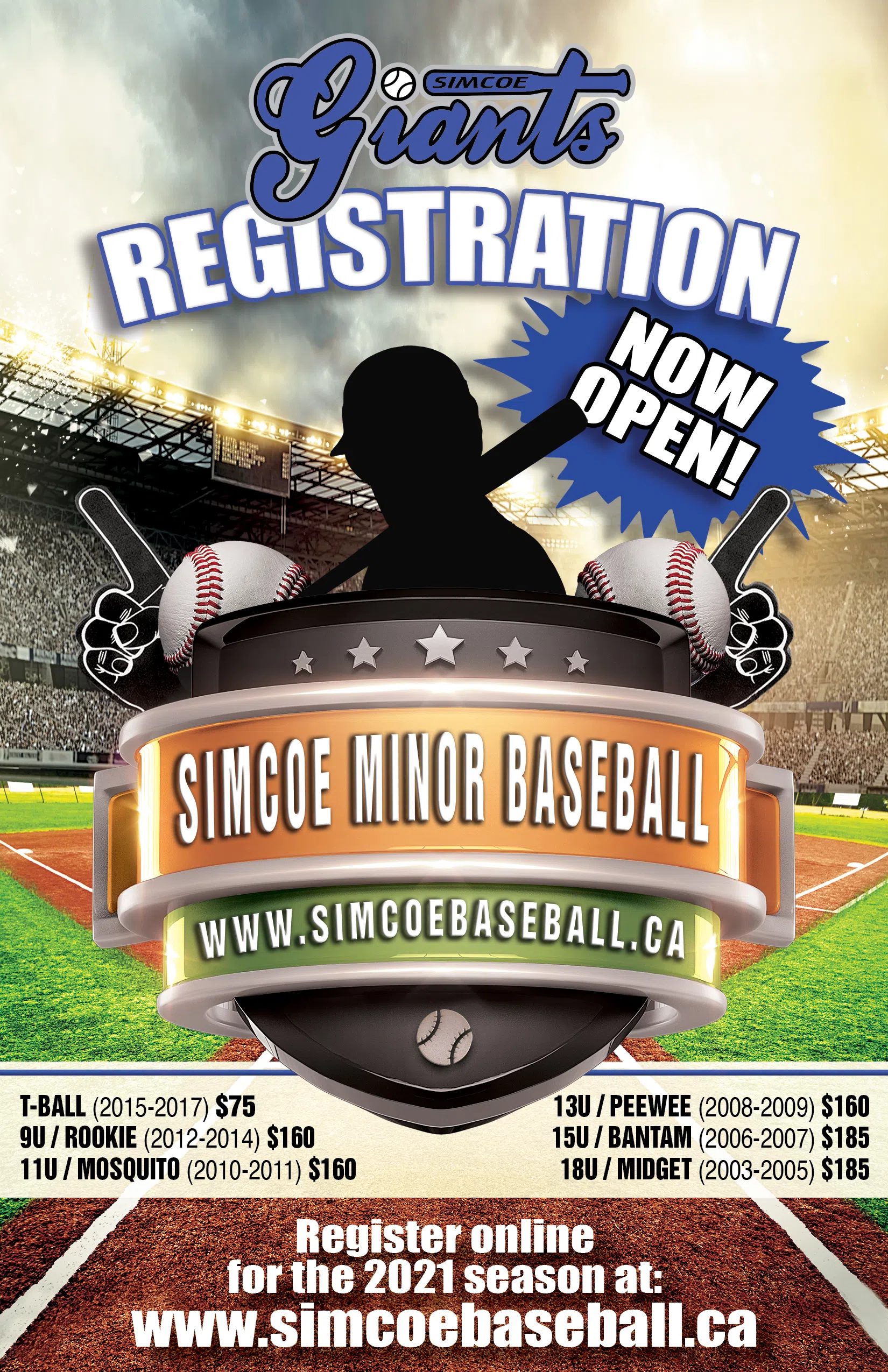 Simcoe Minor Baseball registration open | NorfolkToday.ca